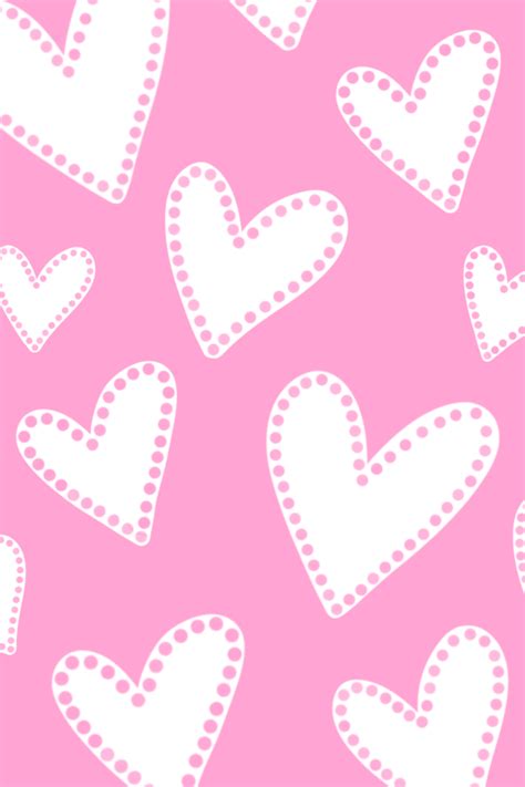 Pink Heart Girly Wallpaper Madik