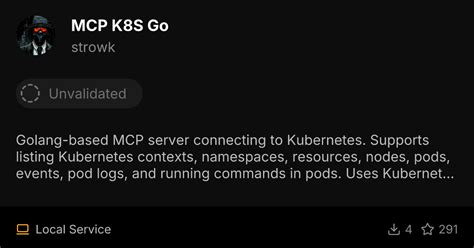 Mcp K8s Go Mcp Servers · Lobehub