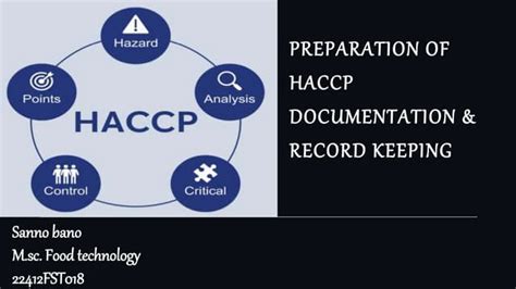 Haccp Verification And Documentation Pptx Business Business And Finance