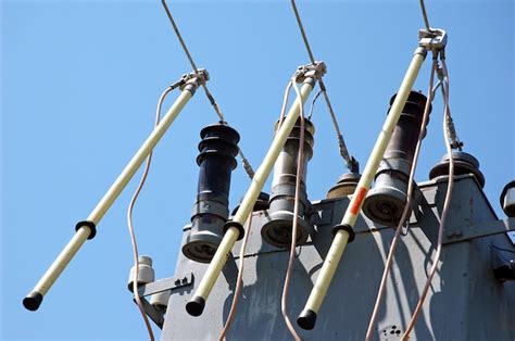 Premium Photo Grounding Of A Power Line Before Replacing A Faulty Insulator At A Substation