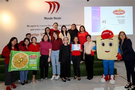 Monde Nissin Honored At Worldpanel By Numerators Brand Footprint