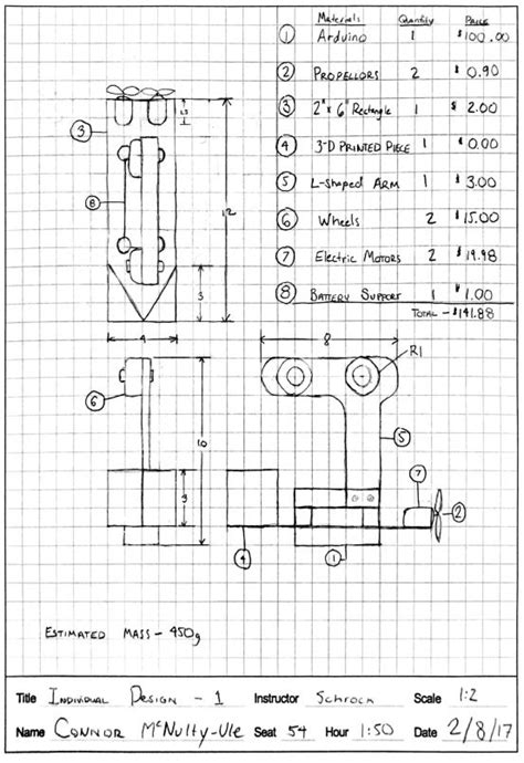 Individual Aev Designs Engr 1182 Spring 2017 Group N