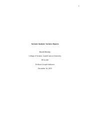Understanding Variance Analysis Importance And Application Course Hero