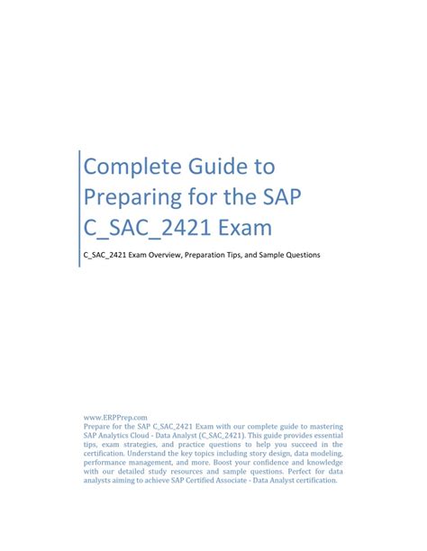 PPT Complete Guide To Preparing For The SAP C SAC Exam PowerPoint Presentation ID