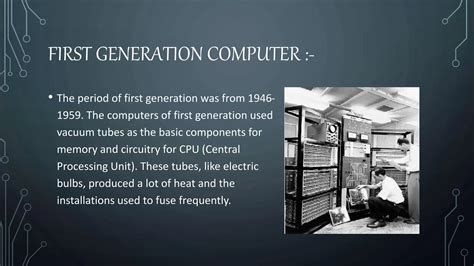 History Of Computer Presentation In Englishpptx Computing