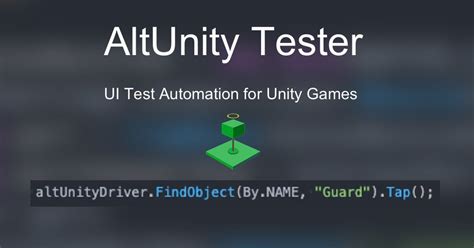 Altunity Tester Ui Test Automation Altunity Tester Is An Open