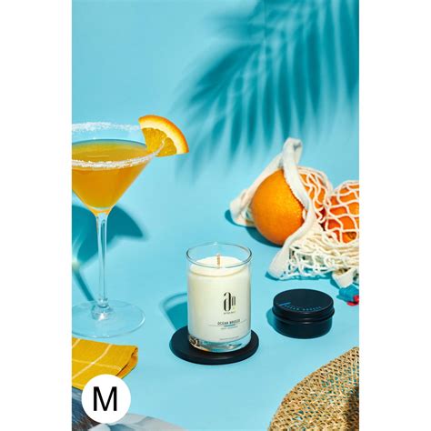 เทียน เทียนหอมไขถั่วเหลือง Scent Of Nature กลิ่น Ocean Breeze Size M Shopee Thailand