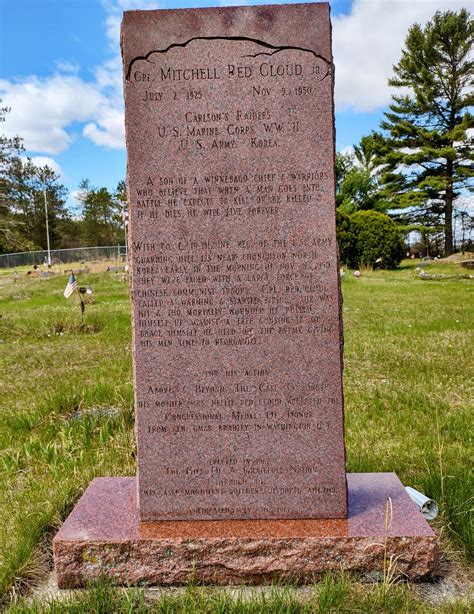 Cpl Mitchell Red Cloud Jr 1925 1950 Find A Grave Memorial