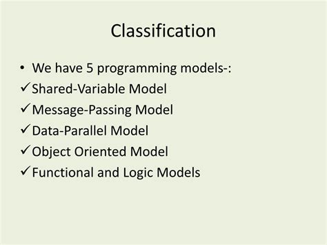 ppt parallel programming models languages and compilers powerpoint presentation id 2369858