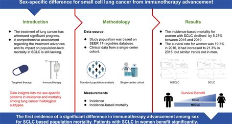Sex Specific Difference For Small Cell Lung Cancer From Immunotherapy