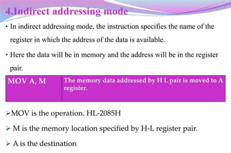 Instruction Format And Addressing Modes Pptx