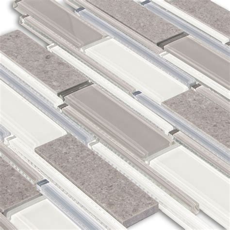 Light Gray Mosaic Wall Tile Golden Select