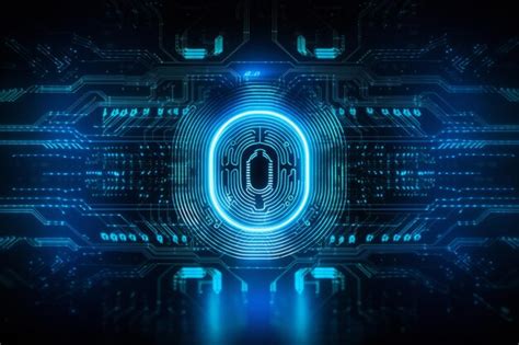 Premium Photo The Future Of Digital Identity Fingerprint Scanning Biometric Authentication And