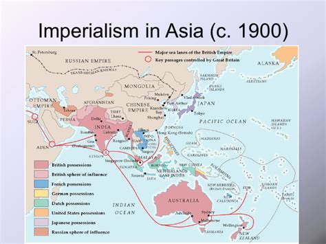 Imperialism In Asia Map