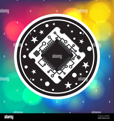 Computer Processor Chip Symbol Of Programmer Hard Work System Administrator Activities