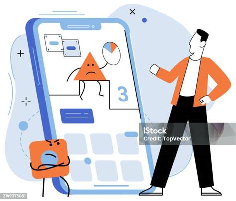 Application Testing Metaphor Vector Application Testing Crucible Where Coding Errors Are
