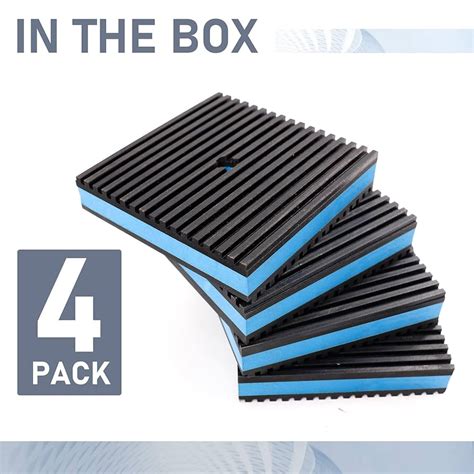 Vibration Dampening Heavy Duty Anti Vibration Pads 4x4x78 Inch