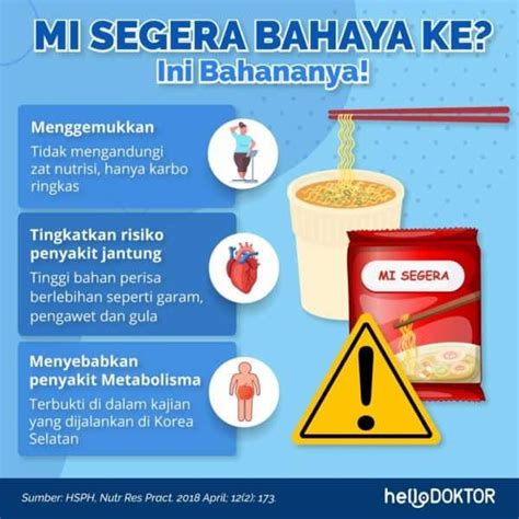 Mee Sedap Mie Sedaap Ada Racun Ini Sebab Anda Perlu Berhenti