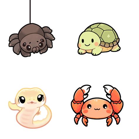 Cute Creatures 🕸 🐢 🦀 🐍 Ibispaint