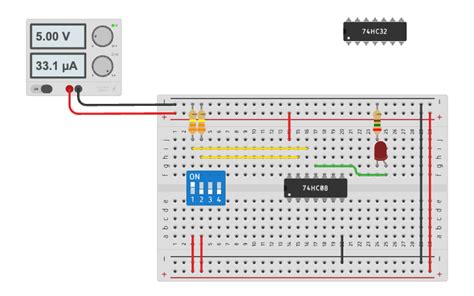 Circuit Design Or And And Gate Tinkercad