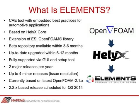 NAFEMS Americas Elements Presentation PPTX