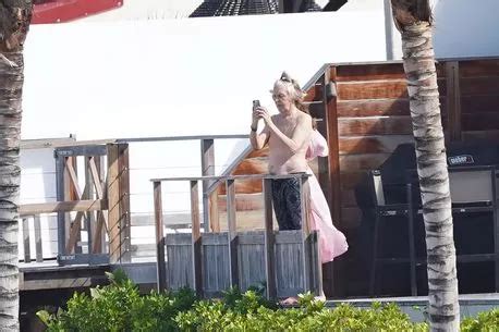 Paul Mccartney Shows Off New Man Bun As He Goes Shirtless With Wife In St Barts Daily Star