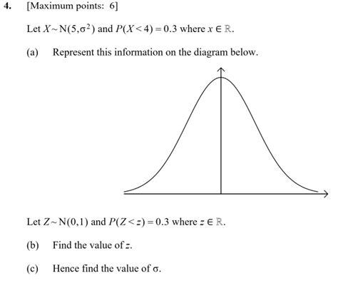 Solved by an EXPERT Maximum points 6 Let xN 5 σ2 and P x