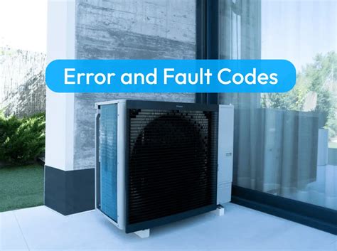Daikin Altherma Heat Pump Error And Fault Codes Guide