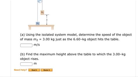 Solved Two Objects Are Connected By A Light String Passing