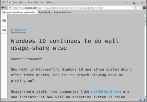 Better Reader Improves Firefox S Reader Mode GHacks Tech News