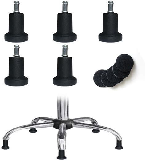 Set Van 5 Zelfklevende Viltglijders Voor Kantoor En Thuisstoelen