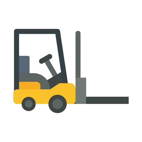 Montacargas Vector Plano Icono Para Personal Y Comercial Usar 35788375