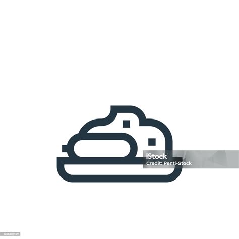 흰색 배경에 격리 된 스탬프 팟 벡터 아이콘 개요 웹 사이트 디자인 및 모바일 응용 프로그램 개발을위한 얇은 라인 스튜 아이콘 얇은 선 스튜 윤곽선 아이콘 벡터