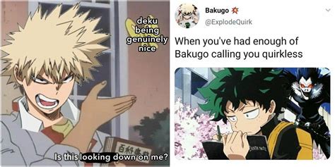 Mi Academia De Héroes 10 Divertidísimos Memes De Deku Y Bakugo Que Son