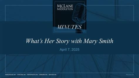 In The Latest Episode Of Mclane Middleton Minutes Whats Her Story