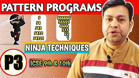 Part 3 Ninja Technique To Solve Java Pattern Program With Smart Way