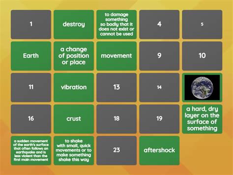 Earthquake Matching Pairs