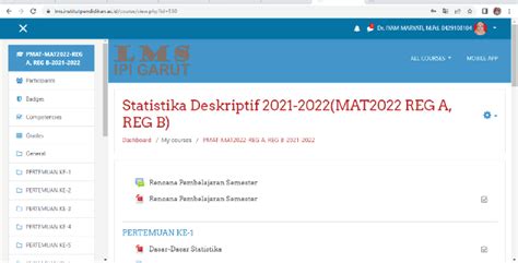 Table 1 From Moodle Based Learning Management System Application In The Development Of