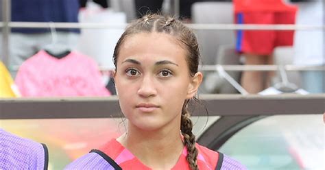 [포토]16살 최연소‧혼혈 최초 깜짝 발탁된 케이시 유진 페어