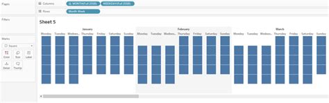 The Data Babe Tableau Tip Calendar View Part 3 The Data Babe Tableau Tip Calendar View Part 3