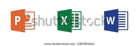 Microsoft Office Services Powerpoint Excel Word Stock Vector Royalty Free 2387854661