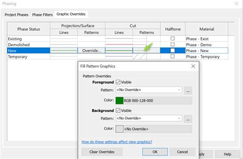 How To Override The Wall By Phase Filter To Keep The Wall Hatch Visible