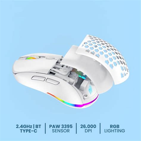 Promo Mouse Gaming Wireless Modular Triple Mode Sades Raiden Pro Jakarta Pusat Sades Ryunix