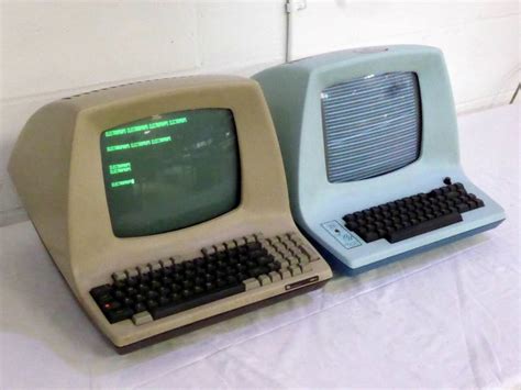 Practical 1970s Vdu Computer Terminal For Mainframe Access Electro Props Hire