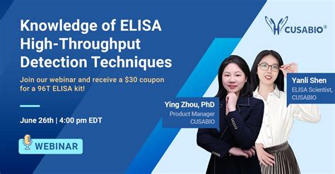 Knowledge Of Elisa High Throughput Detection Techniques Linkedin Cusabio Technology Llc