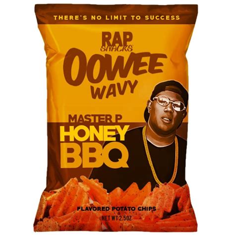 Rap Snacks Master P Oowee Wavy Honey Bbq Chips Exotic Pop