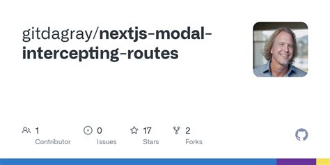 Github Gitdagraynextjs Modal Intercepting Routes