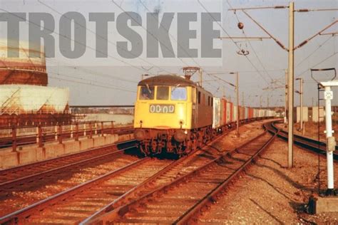 35mm Slide Br British Railways Electric Loco Class 83 83006 Wigan 1977