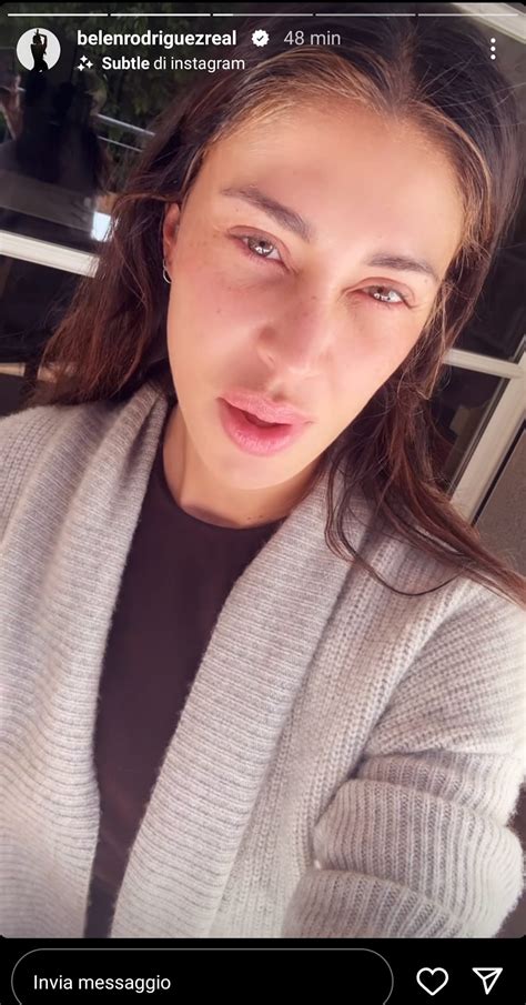 Malore Belen Rodriguez Volto Tramortito E Sfogo Che è Successo