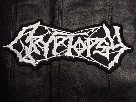 Cryptopsy Embroidered Backpatch Death Grind Canada 386 Metal